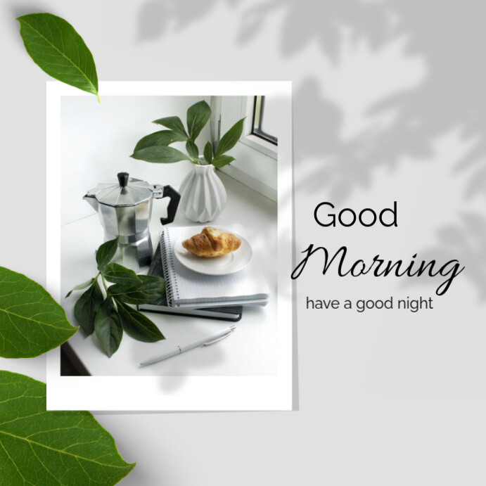 Good morning Instagram post Template | PosterMyWall