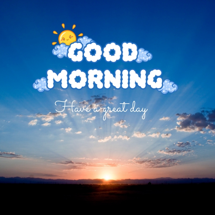 Good morning Instagram post Template | PosterMyWall