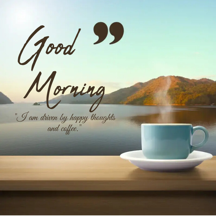 Plantilla de Good Morning Instagram Post | PosterMyWall