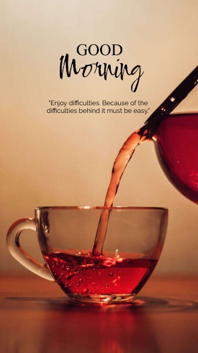 Good Morning Instagram Story Template | PosterMyWall