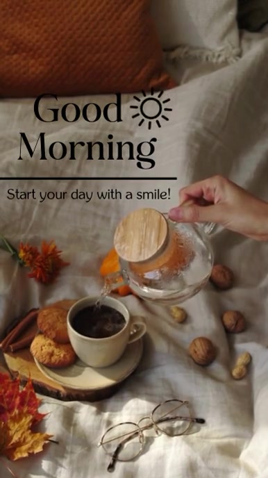 Good Morning Instagram Story Template | PosterMyWall