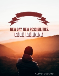 Good Morning Flyer Template | PosterMyWall