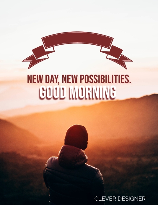 Copy of GOOD MORNING MESSAGE (FLYER) | PosterMyWall