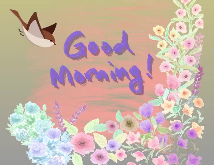 Copy of Good morning message template | PosterMyWall