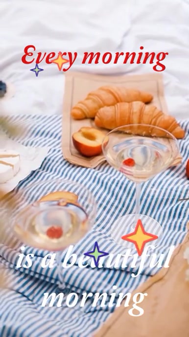 Plantilla de Good morning mobile video | PosterMyWall