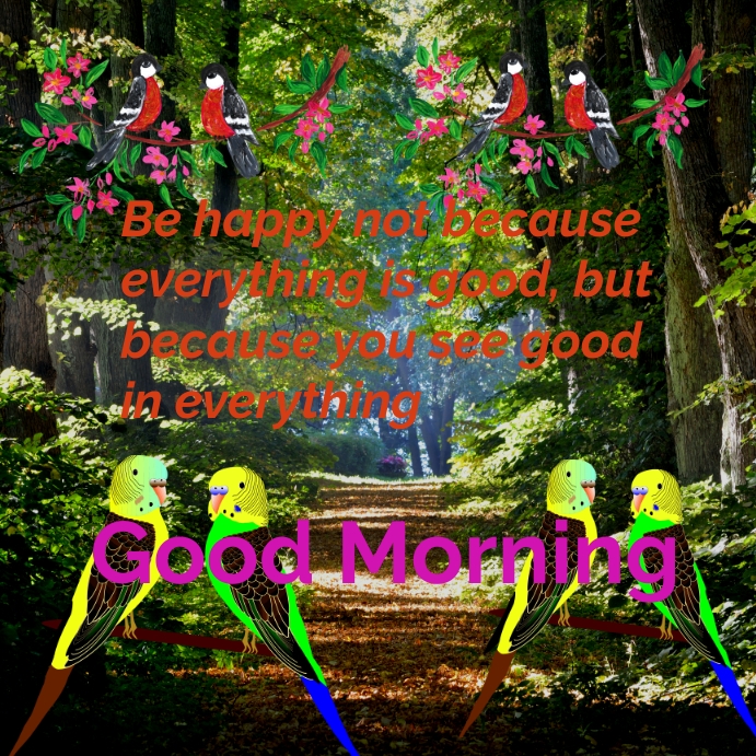 Good Morning post Template | PosterMyWall
