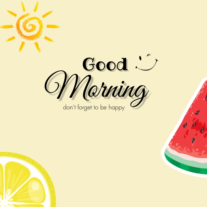 Plantilla de Good Morning Post Instagram | PosterMyWall