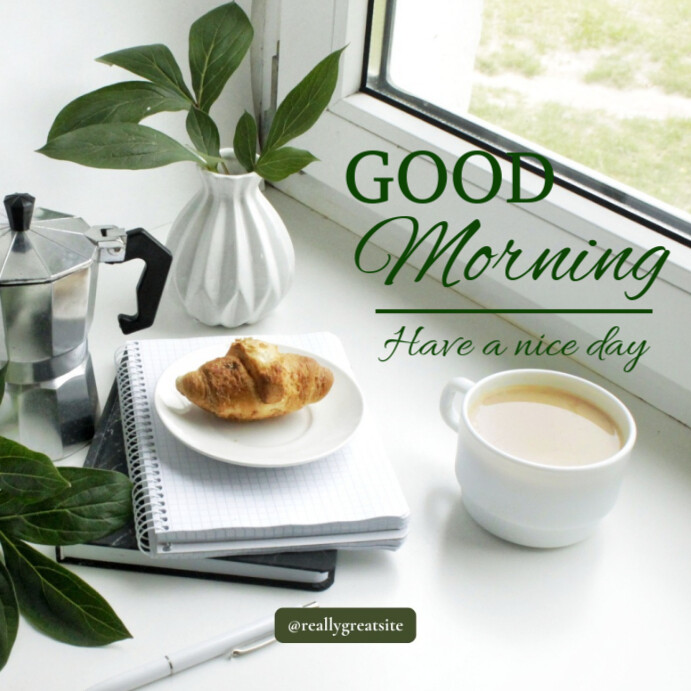 Plantilla de Good morning poster design 2024 | PosterMyWall