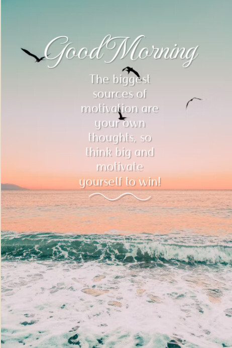 Good Morning Poster Templat | PosterMyWall