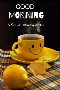 Good Morning Poster Design Template | PosterMyWall