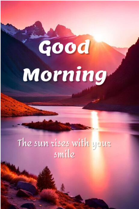 Copy of Good Morning poster | PosterMyWall