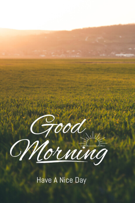 Plantilla de Good Morning Poster | PosterMyWall