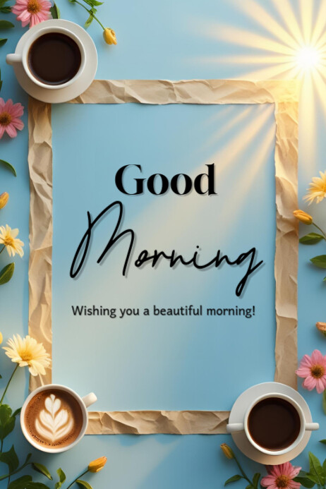 Good Morning Poster Template | PosterMyWall