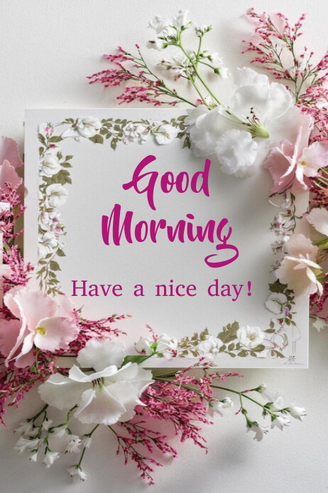 Good Morning Poster Templat | PosterMyWall