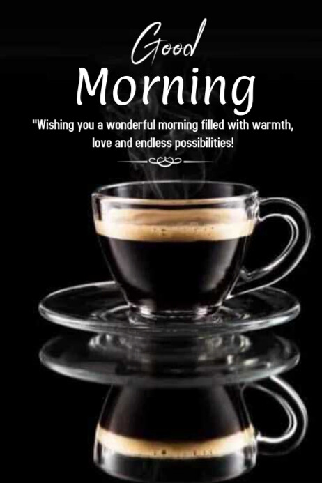 Good Morning Poster Template 2025 | PosterMyWall