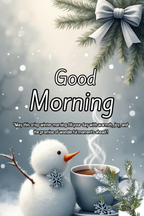 Good Morning Poster Template 2025 | PosterMyWall