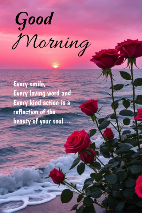 Copy of Good morning poster template | PosterMyWall