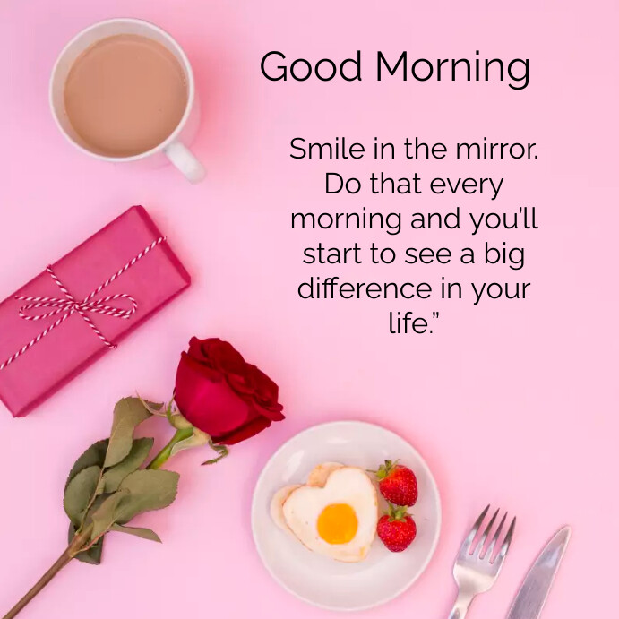 Plantilla de Good Morning Quote | PosterMyWall