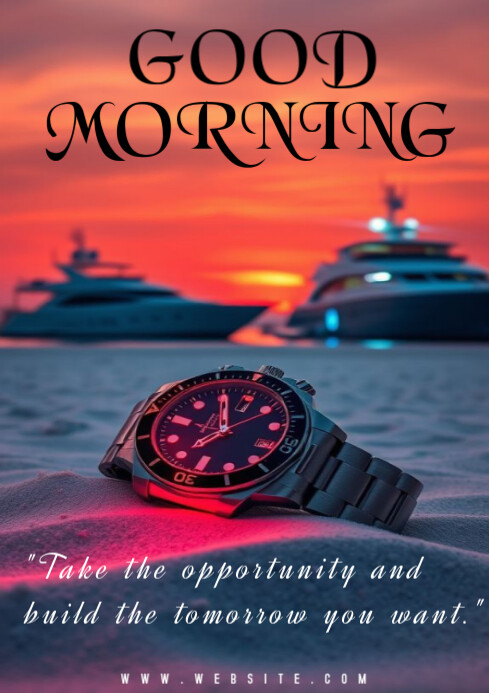 GOOD MORNING QUOTE Template | PosterMyWall