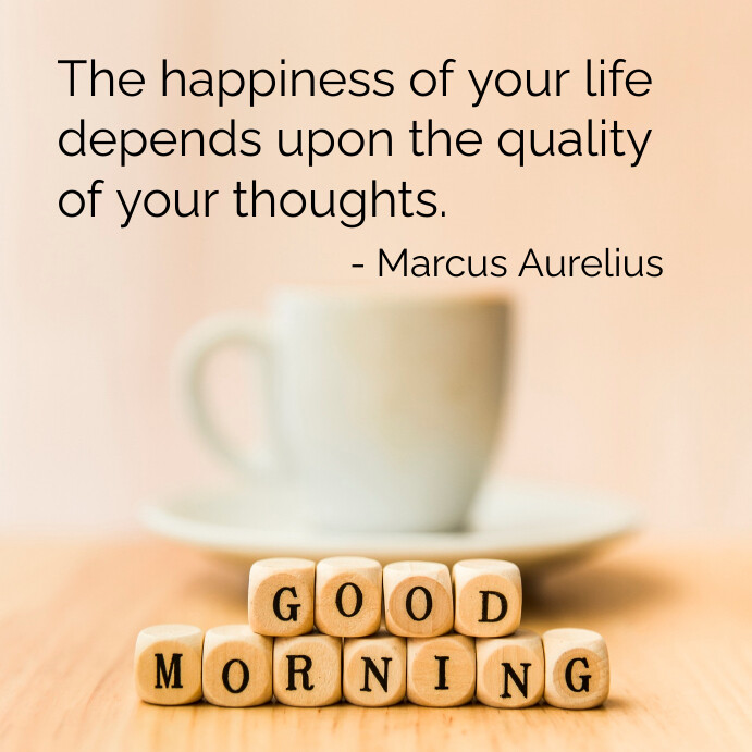 Good Morning Quote Template | PosterMyWall