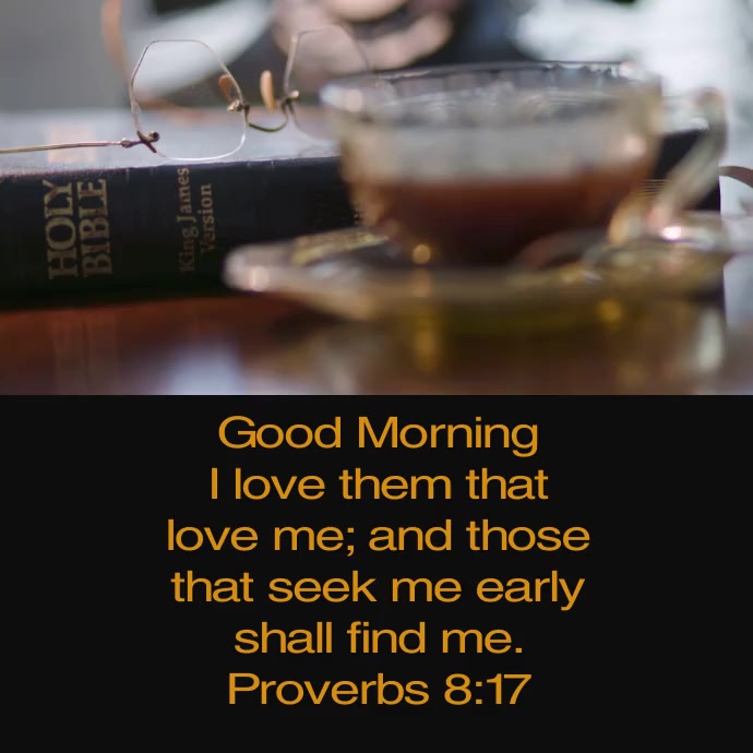 Good Morning Scripture Template | PosterMyWall