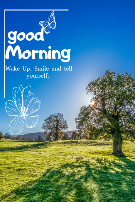 Good morning template 2025 | PosterMyWall