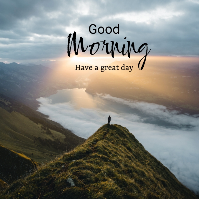 Good Morning Template | PosterMyWall