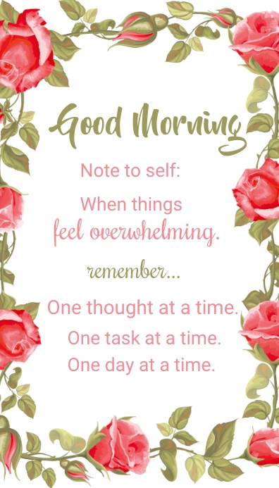 Copy of good morning template | PosterMyWall