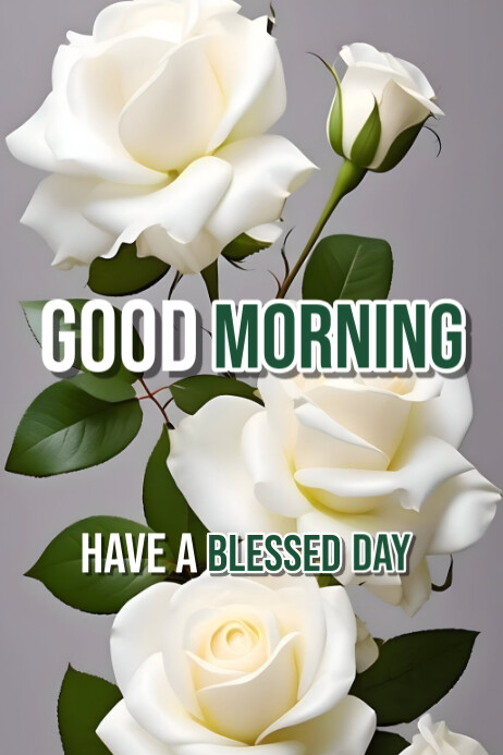 Good morning template | PosterMyWall