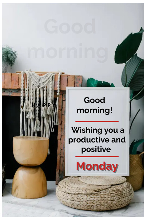 Good Morning Template | PosterMyWall