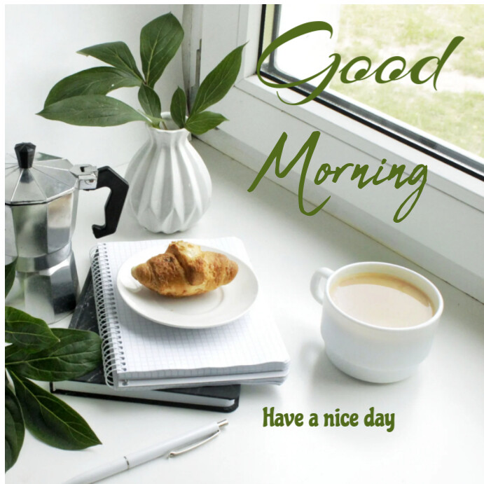 Good morning template | PosterMyWall