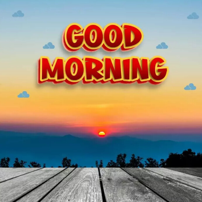 Copy of Good morning template online greeting card | PosterMyWall