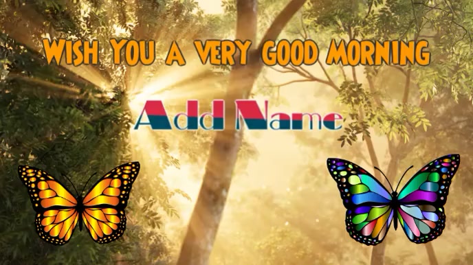 Good morning vedio Template | PosterMyWall