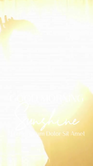 Plantilla de good morning video | PosterMyWall