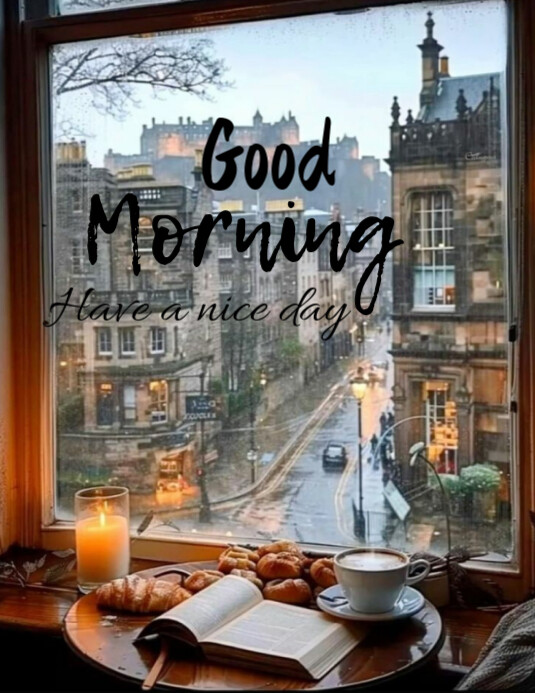 Good Morning wish card Template | PosterMyWall