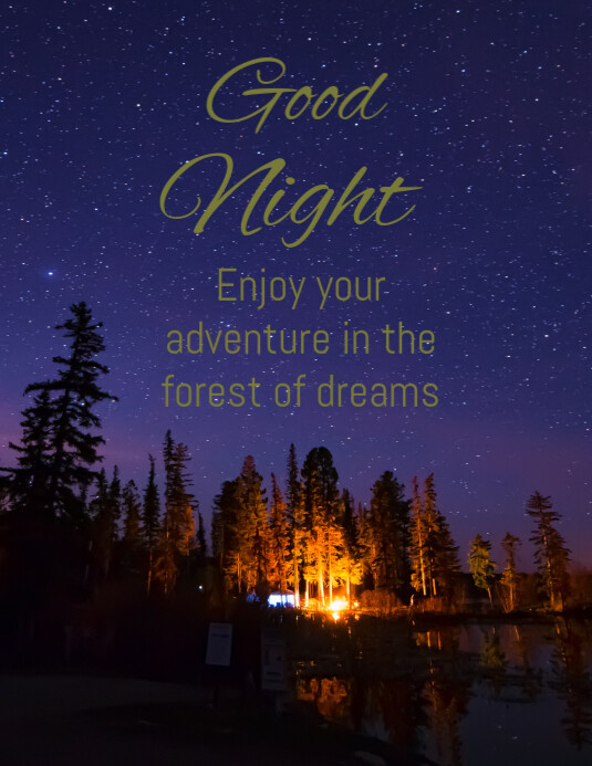 Good night Template | PosterMyWall