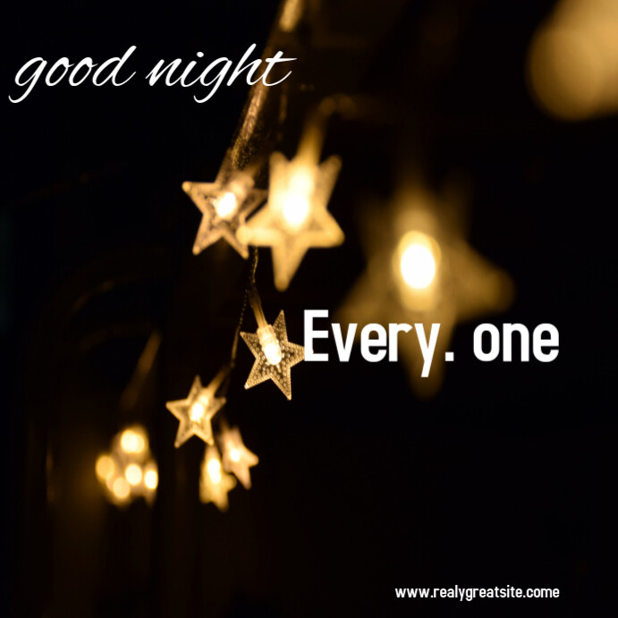 Good night Template | PosterMyWall