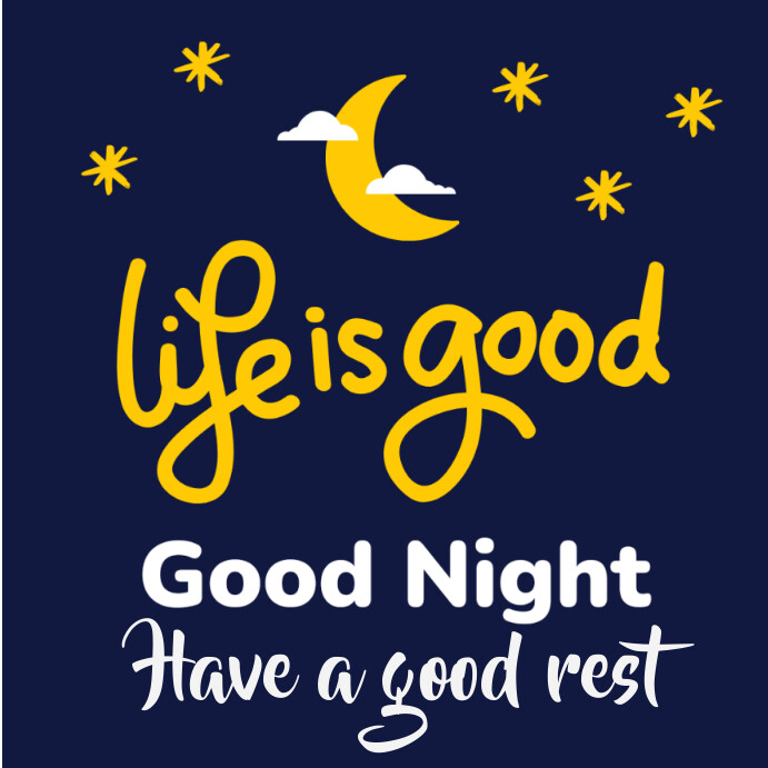 Good night Template | PosterMyWall
