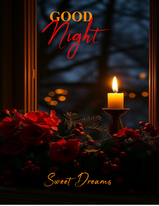 Plantilla de Good Night Flyer 2026 | PosterMyWall