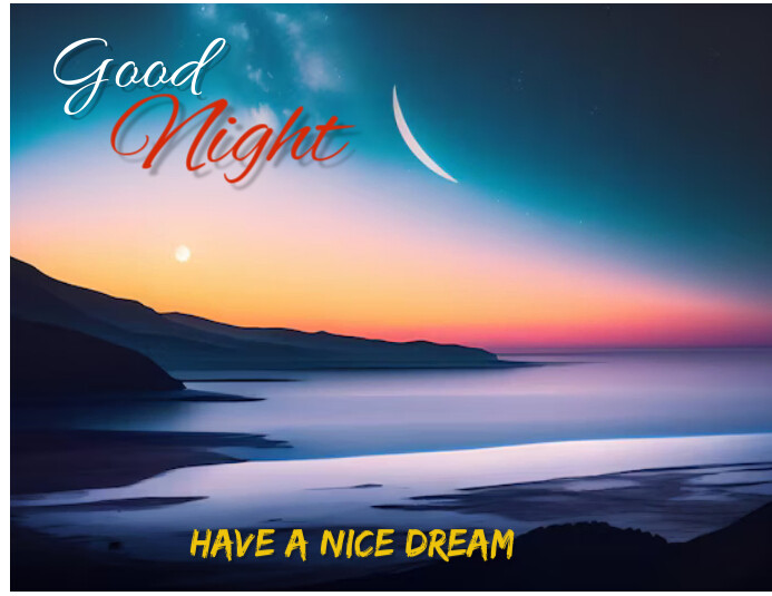 Plantilla de Good Night Flyer | PosterMyWall