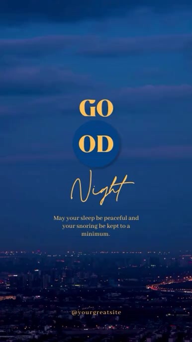 Modèle Good Night IG Story | PosterMyWall