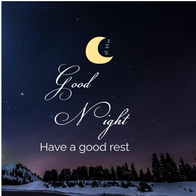 Copy of Good night Instagram post | PosterMyWall