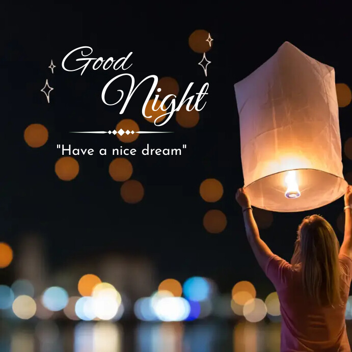 Copy of Good Night Instagram Post | PosterMyWall