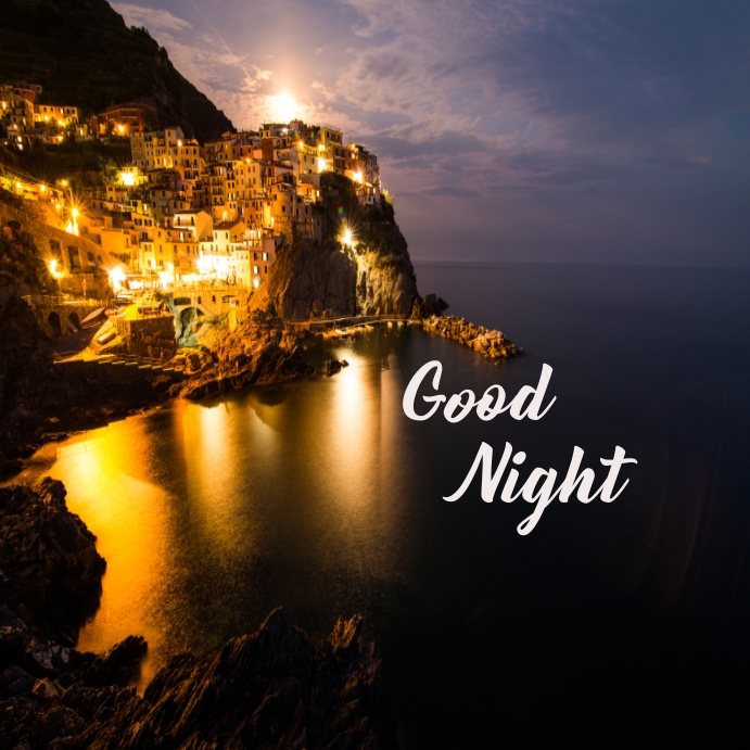 Good Night Instagram post Template | PosterMyWall