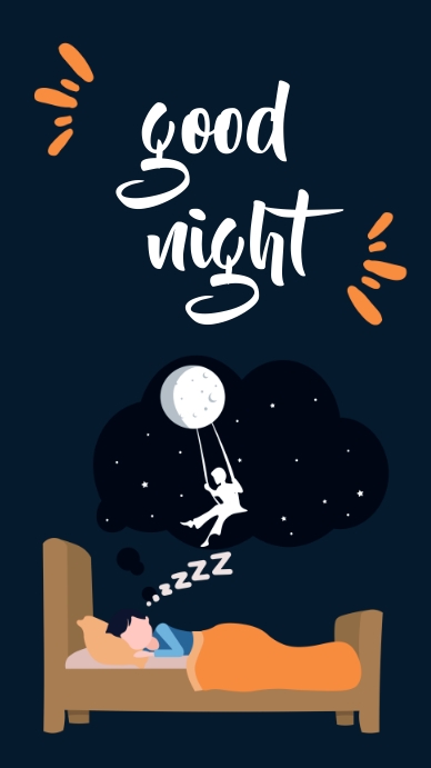 De Plantilla de Instagram de Buenas Noches | PosterMyWall