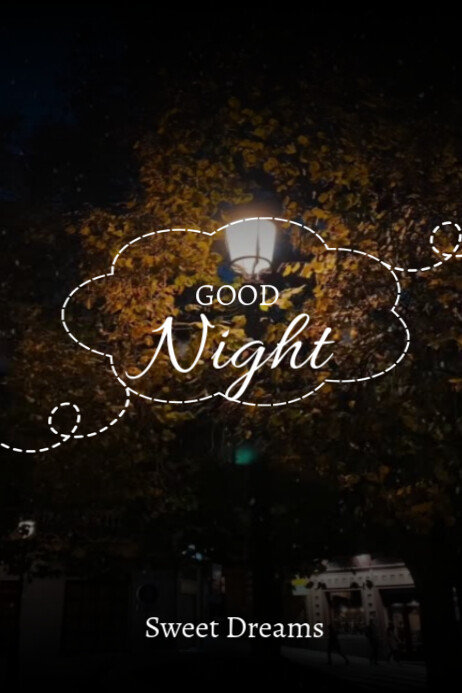 Plantilla de Good Night Poster | PosterMyWall