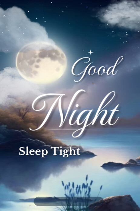 Copy of Good Night Poster | PosterMyWall