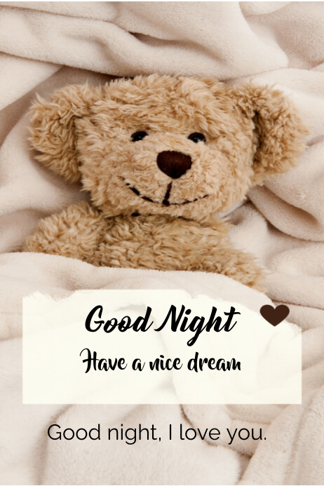 Good night poster2024 Template | PosterMyWall