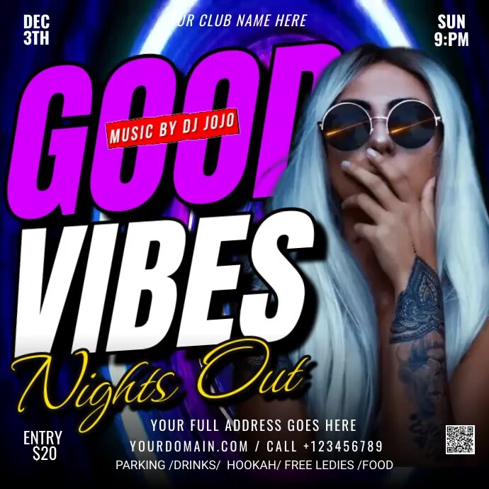 GOOD VIBES (3) Template | PosterMyWall