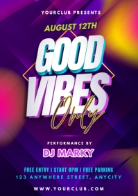 Good Vibes Template | PosterMyWall
